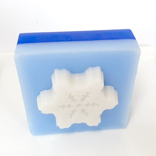 Sparkling Snowflake Soap – A Slice of Delight - Bath and Body